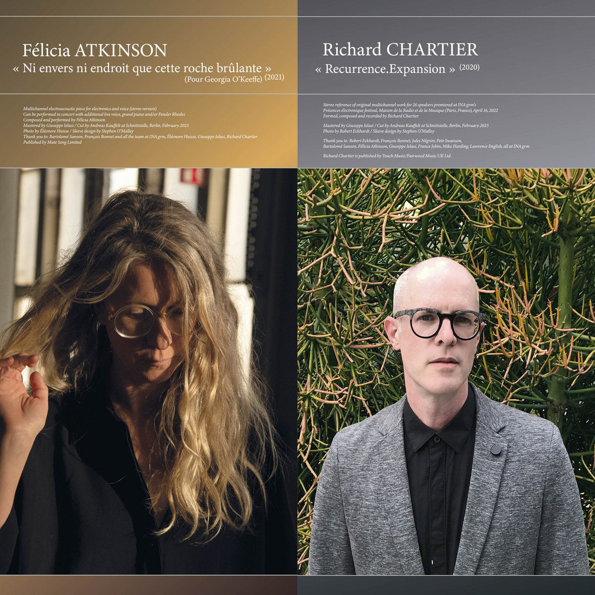 Félicia Atkinson & Richard Chartier - Ni envers ni endroit que cette ...